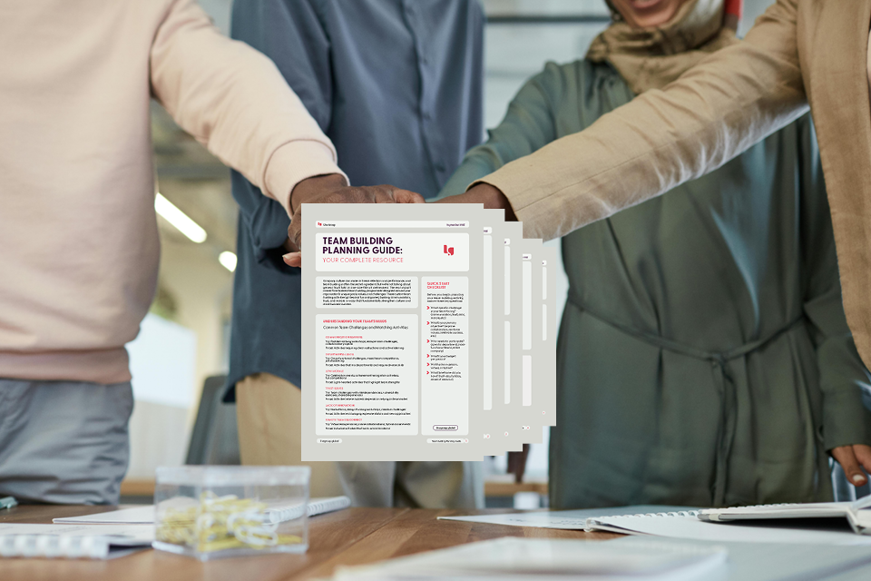 Team Building Planning Guide: Your Complete Resource - Live Group UK